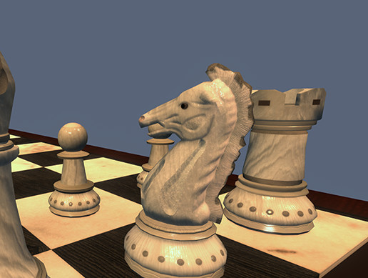 Classic Staunton Chess Board And Pieces (PBR & HDRP versions) | 3D ...