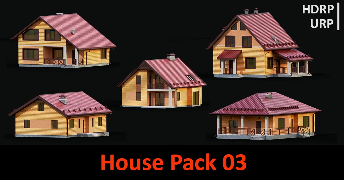 Cottage Pack 03 | 3D Exterior | Unity Asset Store