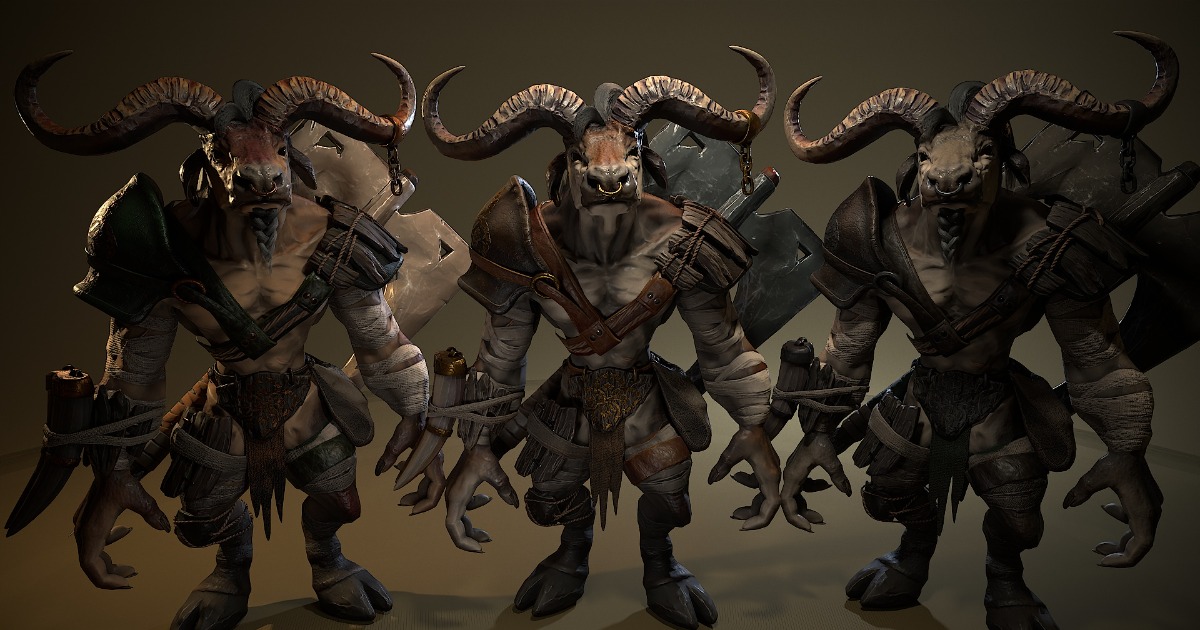 Minotaur fantasy Bull | Characters | Unity Asset Store