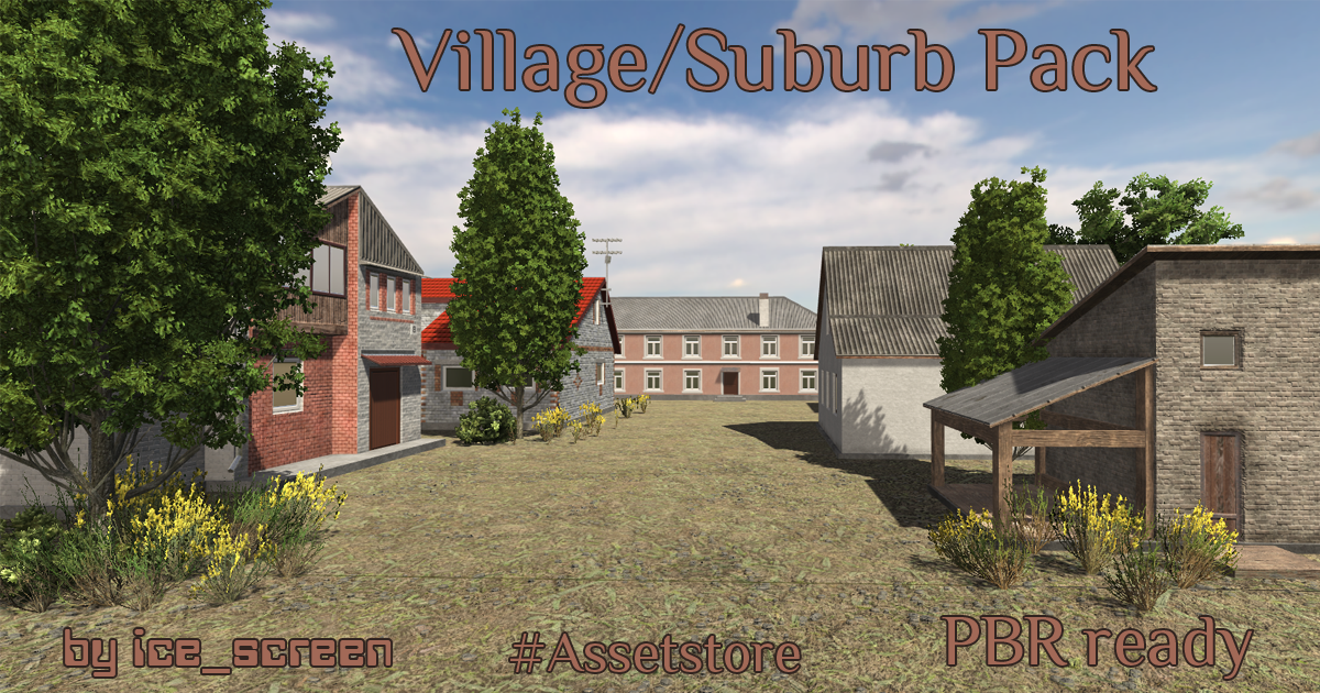 Village/Suburb Houses | 3D Environments | Unity Asset Store