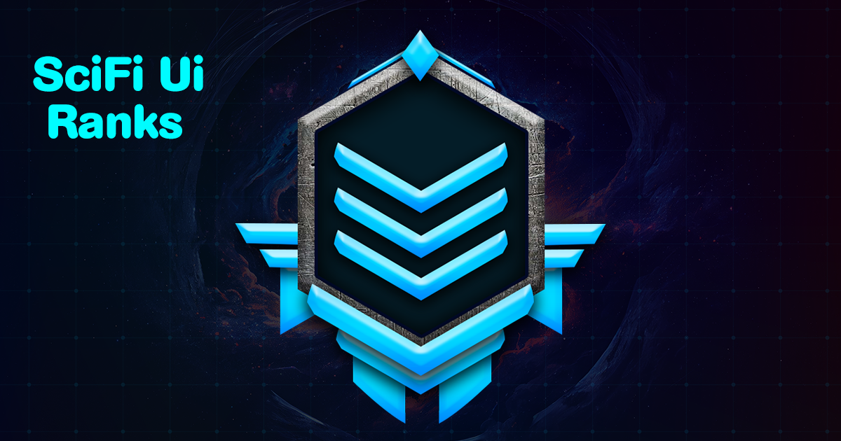 SciFi Ui Ranks-Custom Rank Badges | 2D GUI | Unity Asset Store