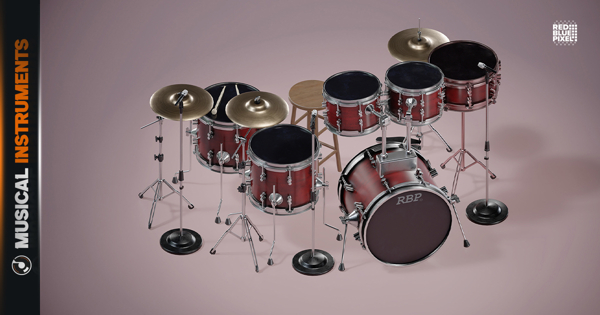 Musical Instruments Prop | 3D Props | Unity Asset Store