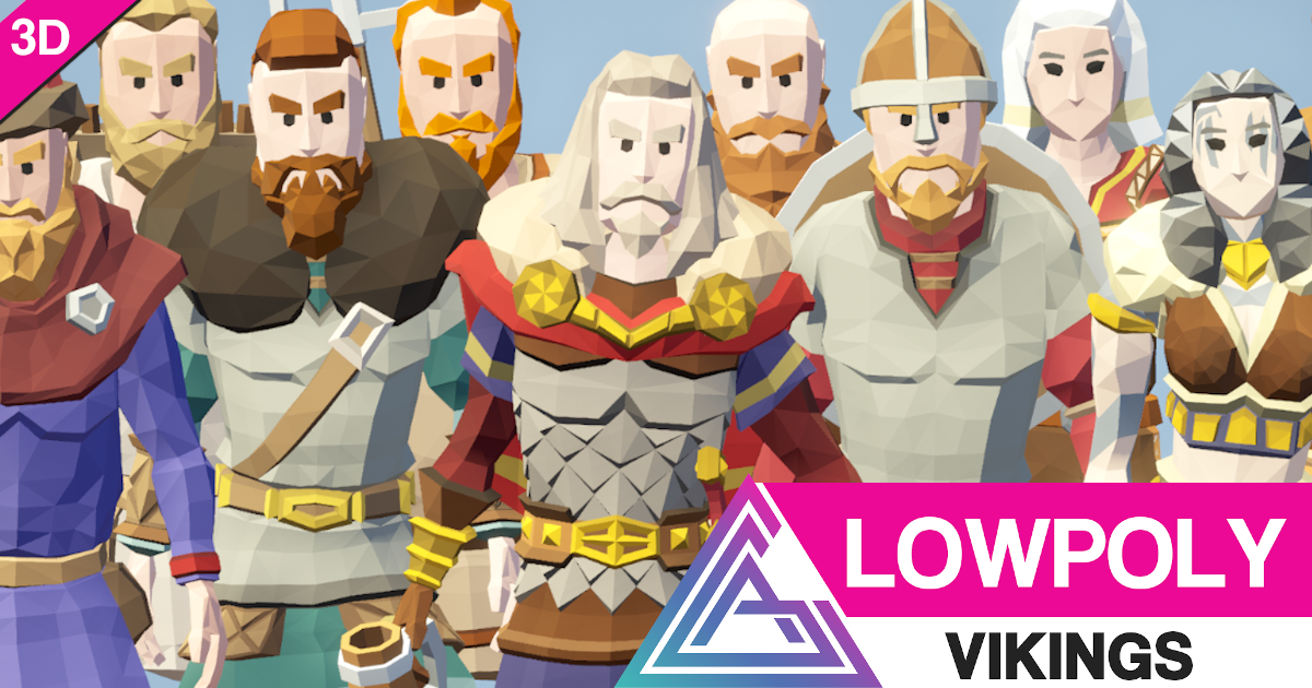 LOWPOLY - Vikings | 3D Humanoids | Unity Asset Store
