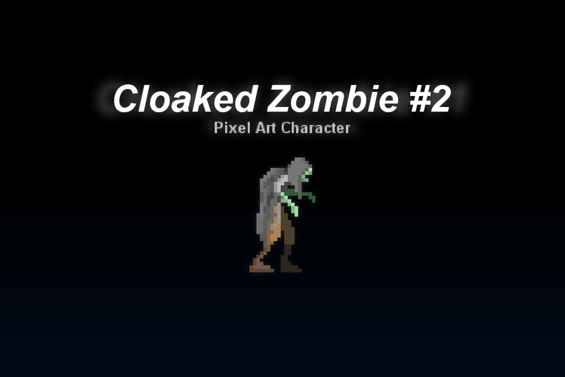 Cloaked Zombie #2 - Pixel Art Character | 2D Characters | Unity Asset Store