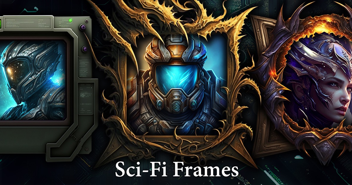 Sci-Fi Frames | 2D Icons | Unity Asset Store