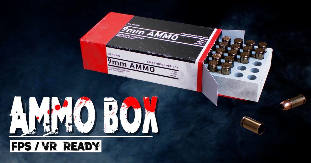 9mm Ammo | 3D Weapons | Unity Asset Store