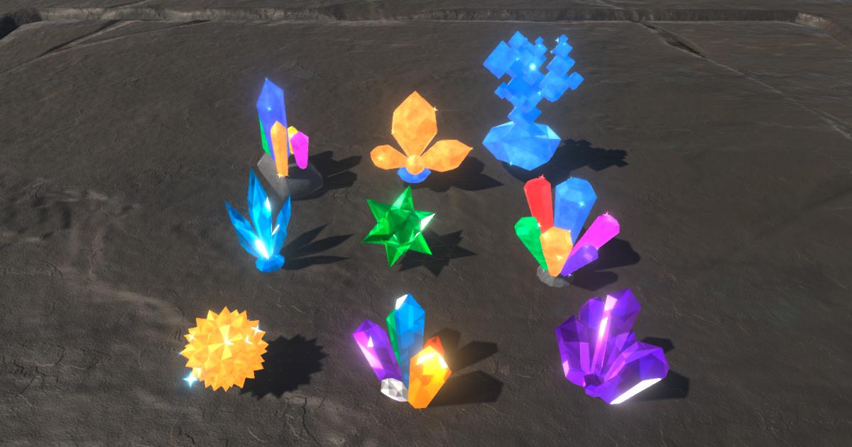 Fantasy Magic Crystals | 3D Fantasy | Unity Asset Store