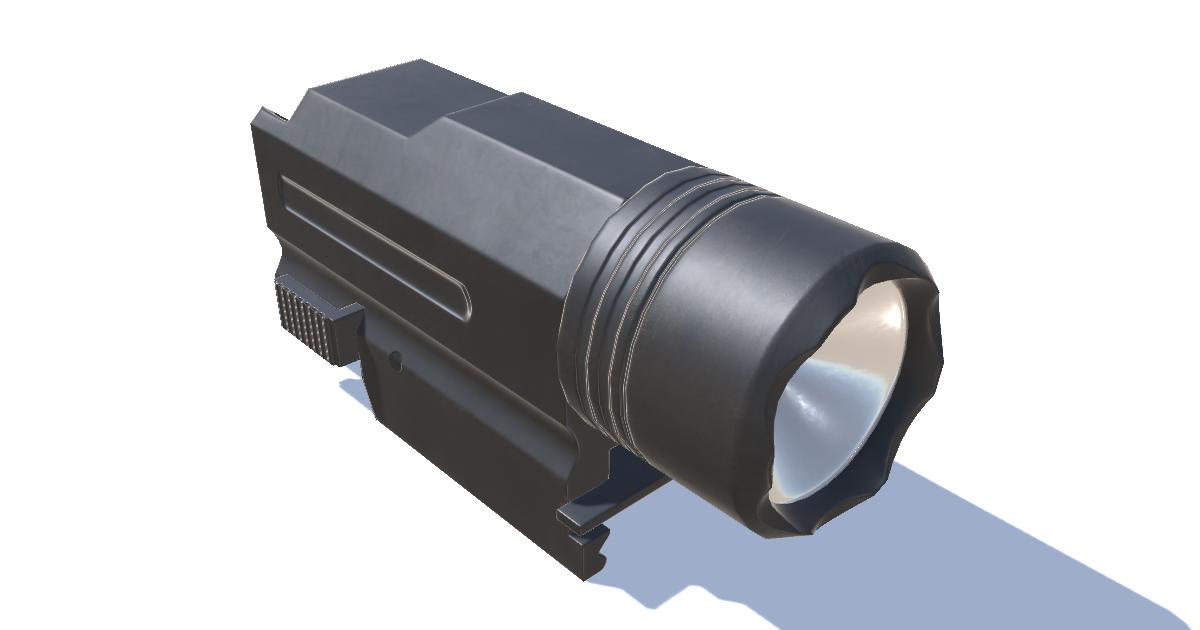 Tactical Flashlight | 3D Guns | Unity Asset Store