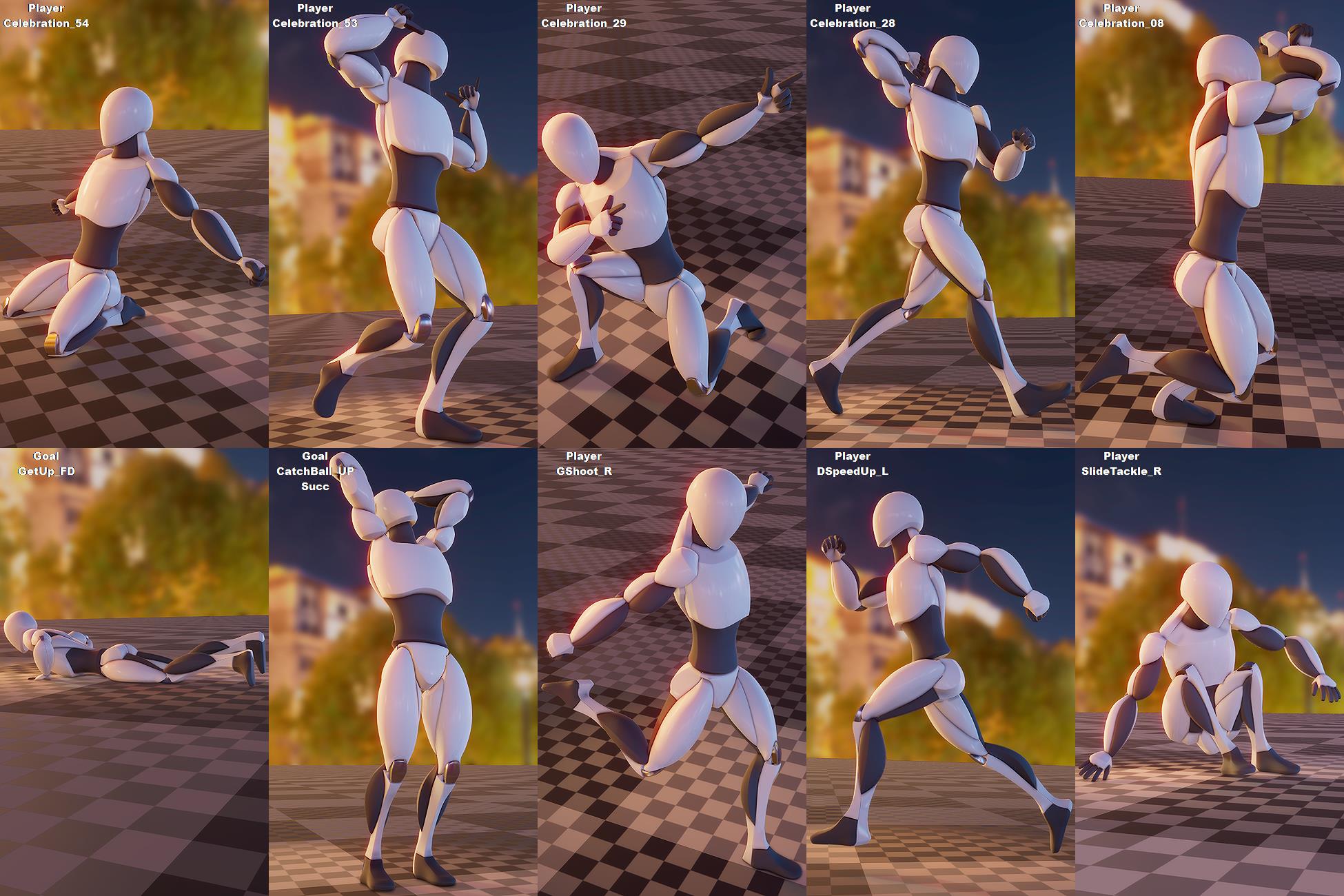 AA Soccer Mega Animations Pack | 3D Animations | Unity Asset Store