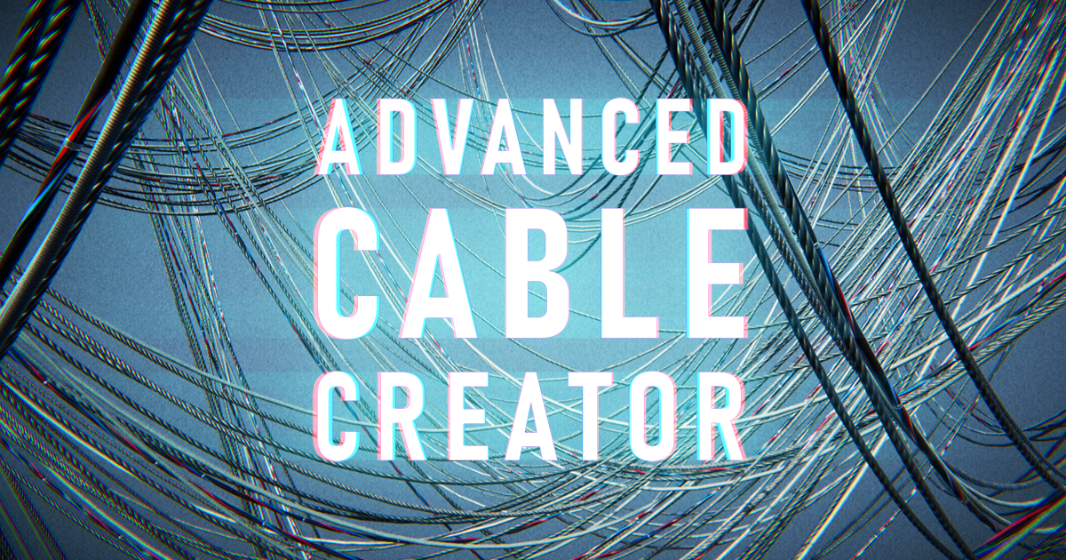 Advanced Cable Creator | Modeling | Unity Asset Store