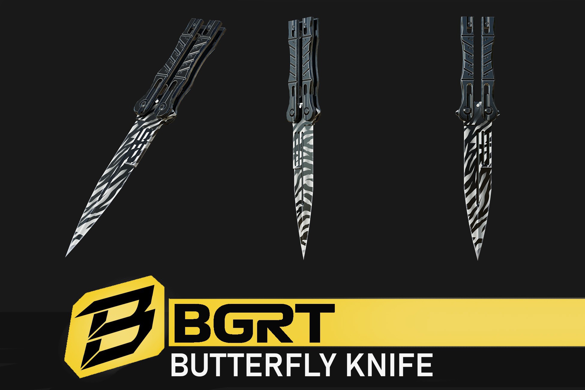 Butterfly Knife | 3D Weapons | Unity Asset Store