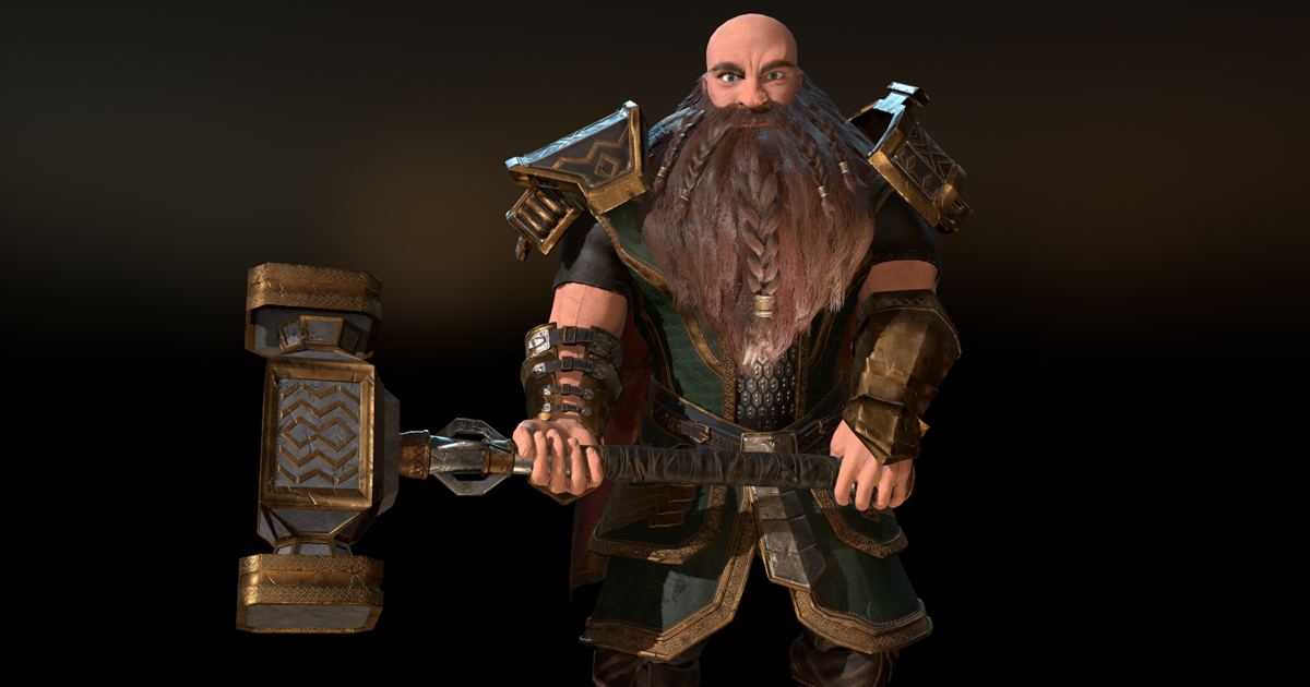 Dwarf Old | 캐릭터 | Unity Asset Store