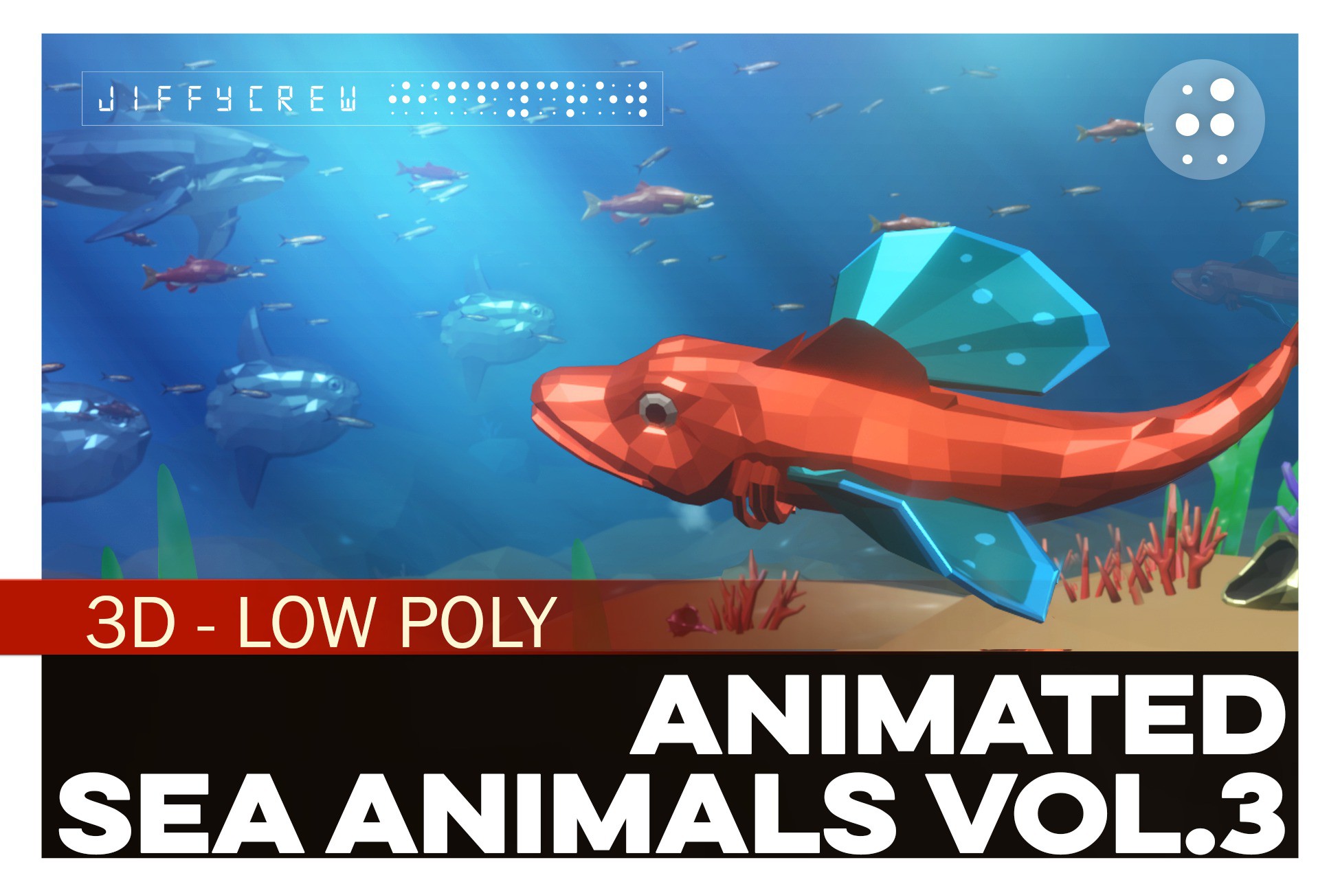 [Low Poly] Animated Sea Animals Vol.3 | Characters | Unity Asset Store
