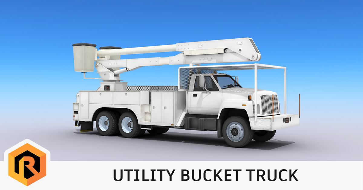 Utility Bucket Truck | 3D Vehicles | Unity Asset Store