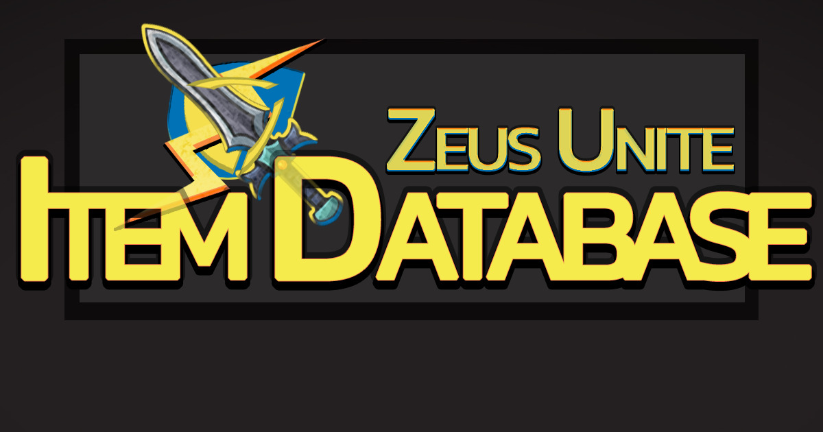Zeus Unite - Item Database | Utilities Tools | Unity Asset Store