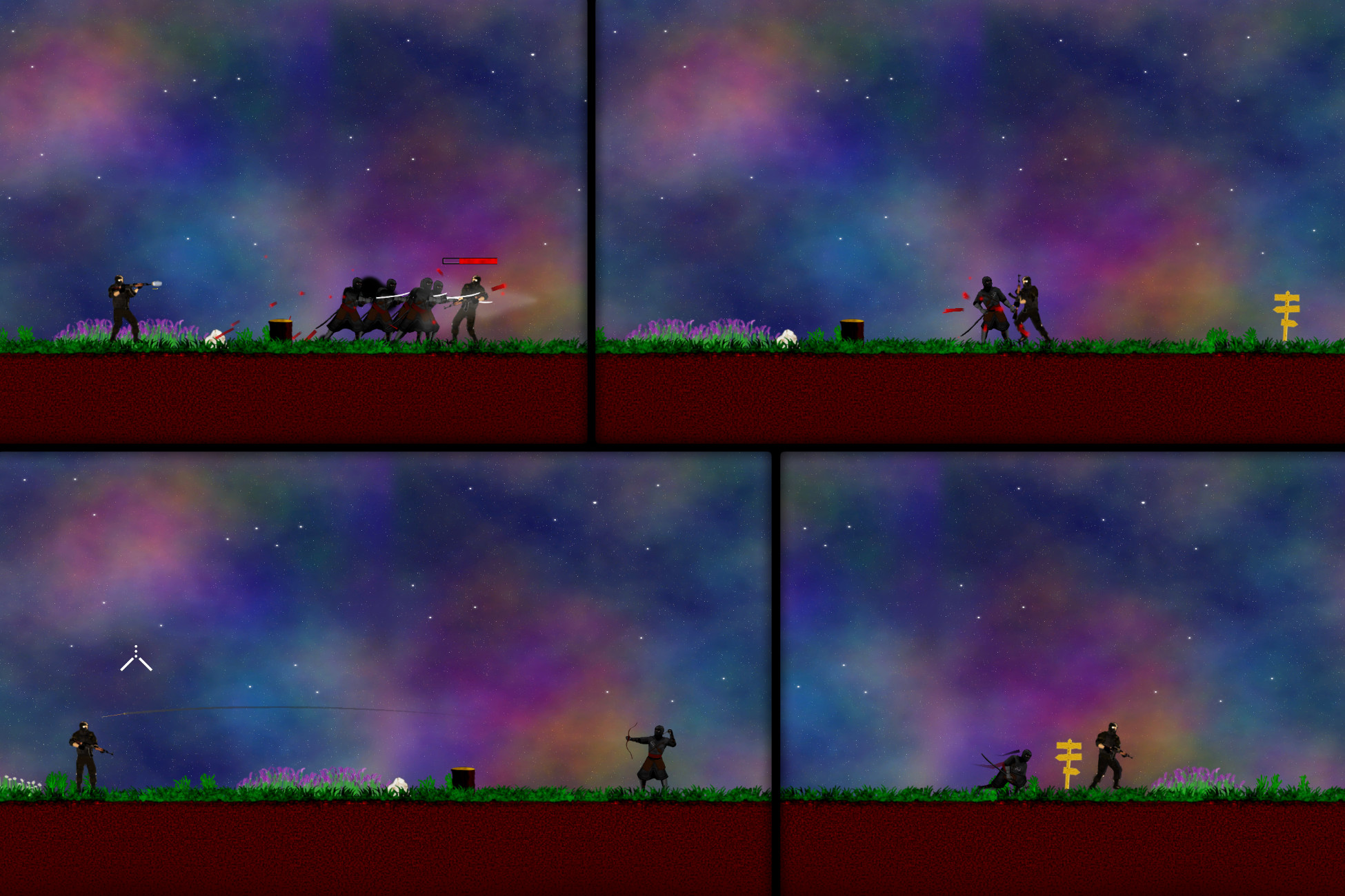 2D Retro Ninja Character With Controller Scripts | 2D Characters ...