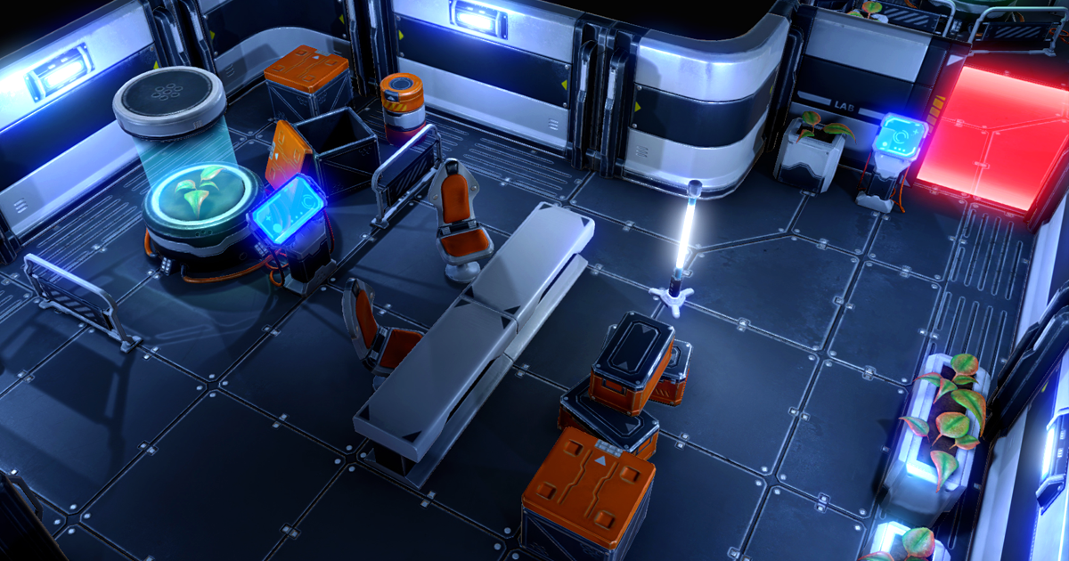 Sci Fi PBR Level Kit / Space Station / Modular Interior Enviromnent ...