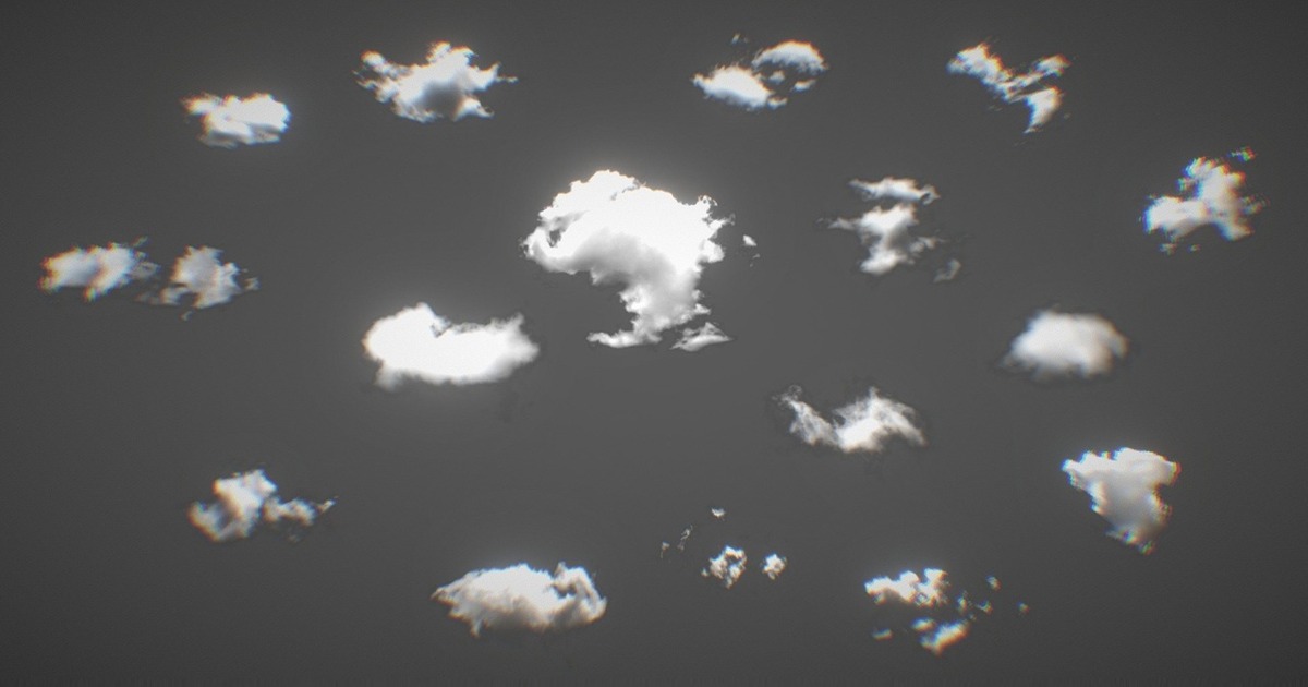 Stylized Clouds Pack - Vol 08 | 3D Props | Unity Asset Store