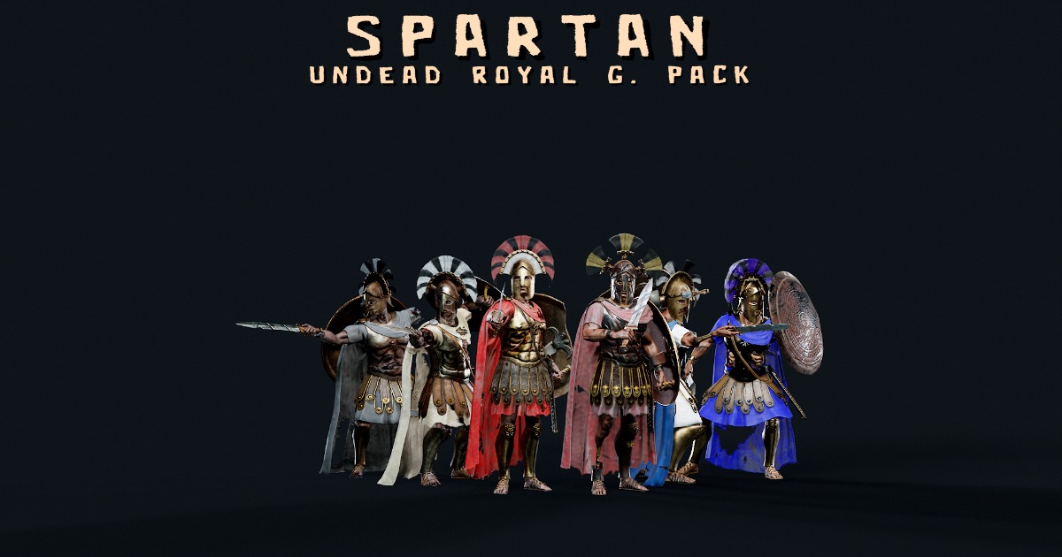 SPARTAN R_G UNDEAD PACK | 3D Humanoids | Unity Asset Store