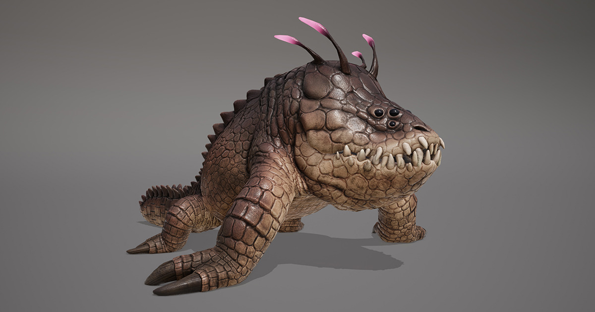 MONSTER: OCCISODONTE | 3D Creatures | Unity Asset Store