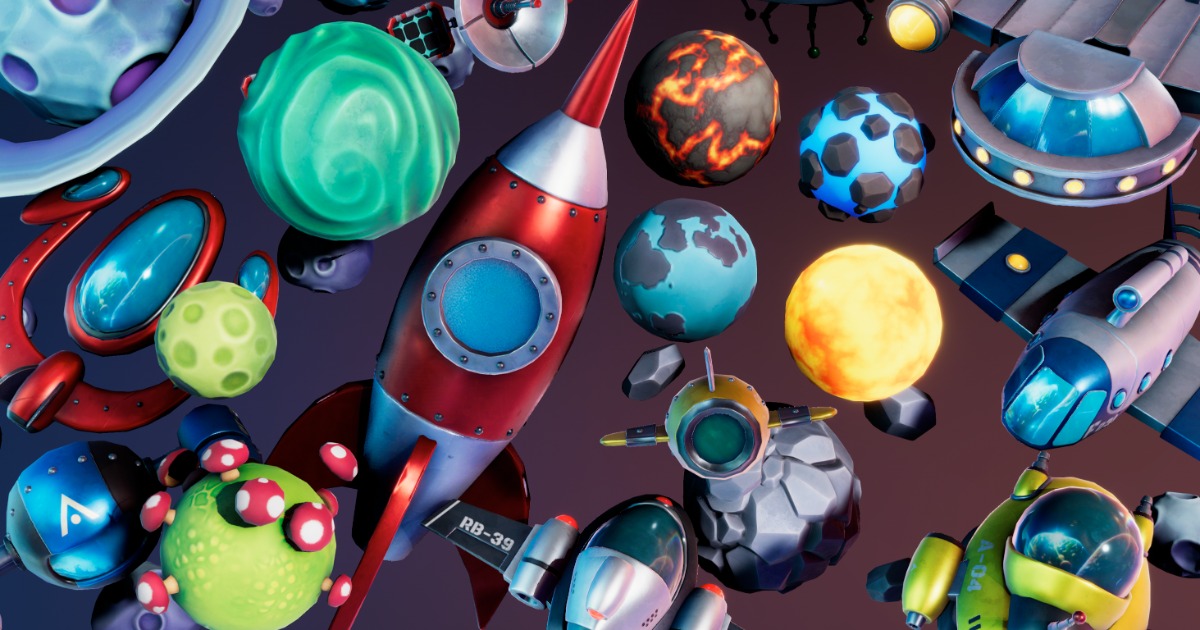 Galaxy Megapack - Planets and Spaceships | 3D Props | Unity Asset Store