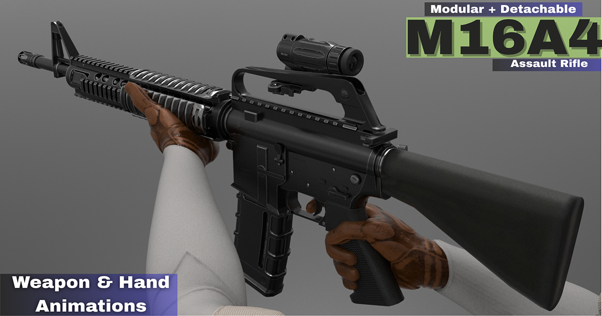 m16A4 (Fps-Tps) | 3D Weapons | Unity Asset Store