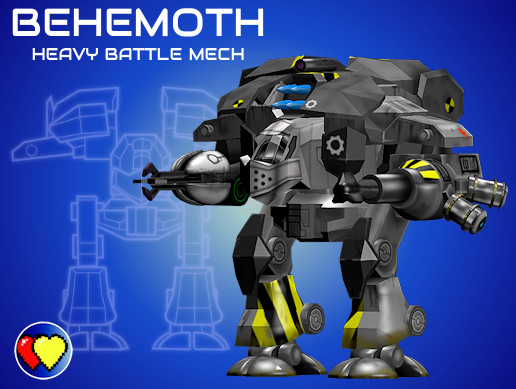 Behemoth Heavy Mech | 3D 캐릭터 | Unity Asset Store