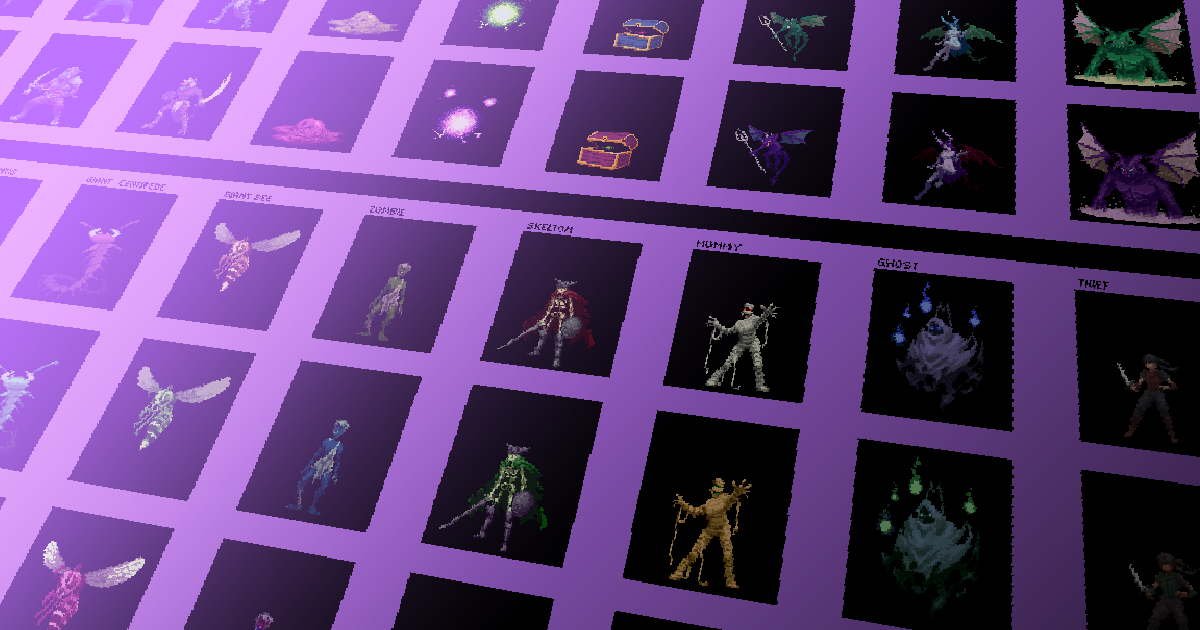 8BIT-TASTE RPG Monster Set | 2D Characters | Unity Asset Store