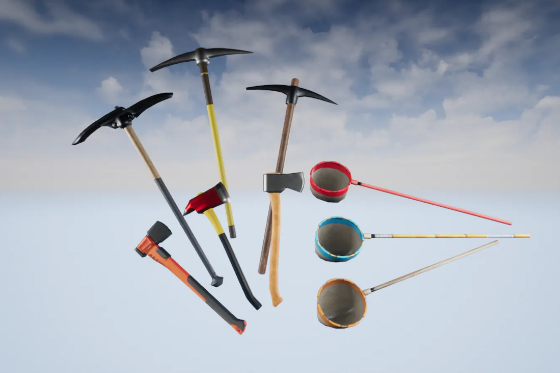 Resource Gathering Tool Pack | 3D Tools | Unity Asset Store
