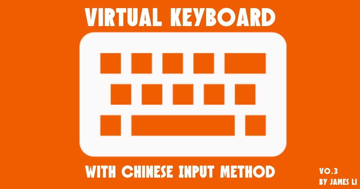 Virtual Keyboard With Chinese Input Method Editorime Input