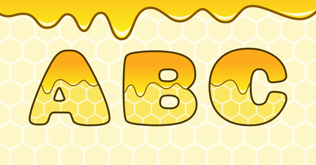Assets For Children´s Games - The Honey Alphabet | 2D Environments ...