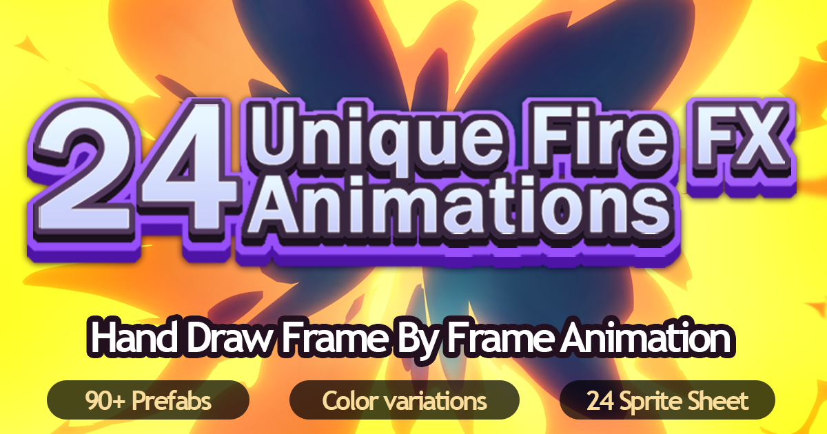 2D Fire Fx Animation Pack | 2D Textures & Materials | Unity Asset Store