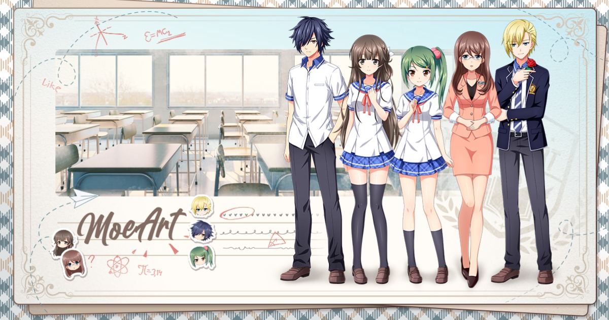 Moeart 2D Character Vol.10 | 2D Characters | Unity Asset Store