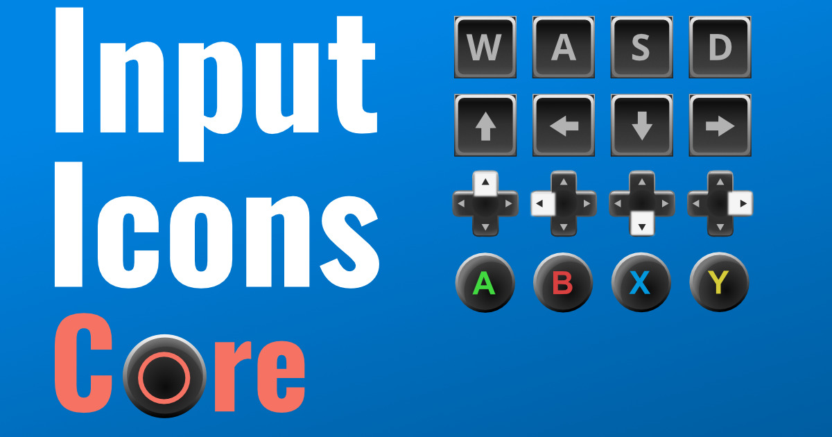 Input Icons: Core - Dynamic Prompts and Rebinding | GUI Tools | Unity ...