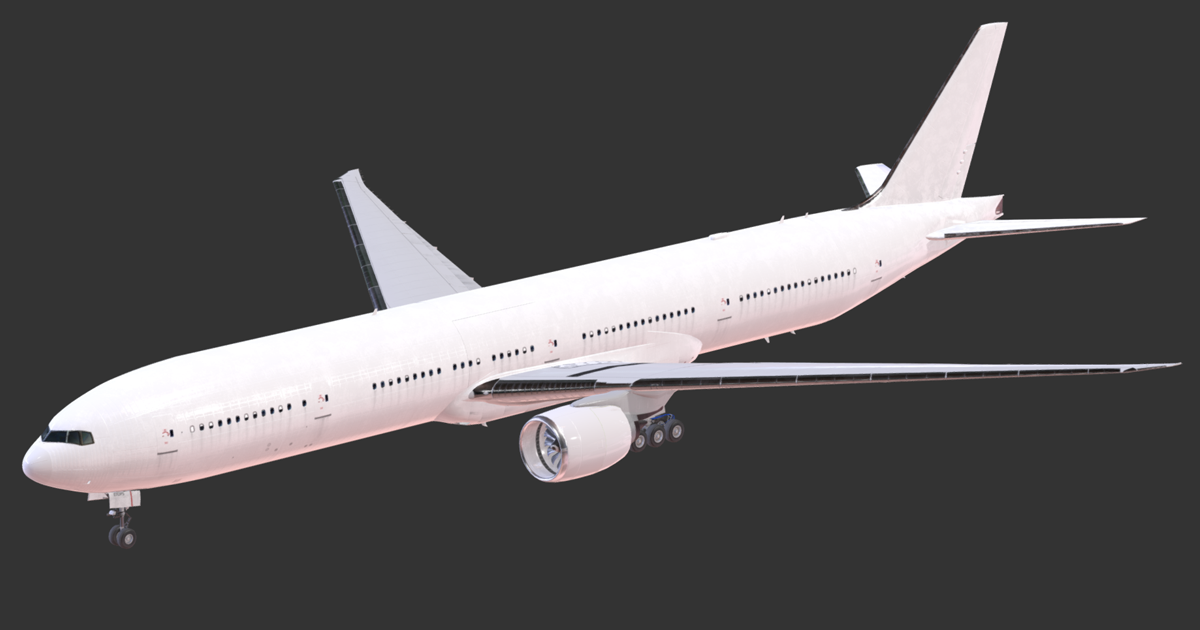 B 777 Passenger Jet Airliner | 3D Air | Unity Asset Store