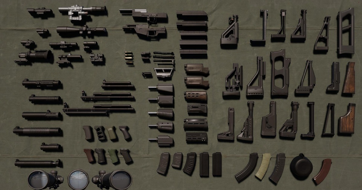 Realistic Modular Assault Rifles Pack | 3D Guns | Unity Asset Store