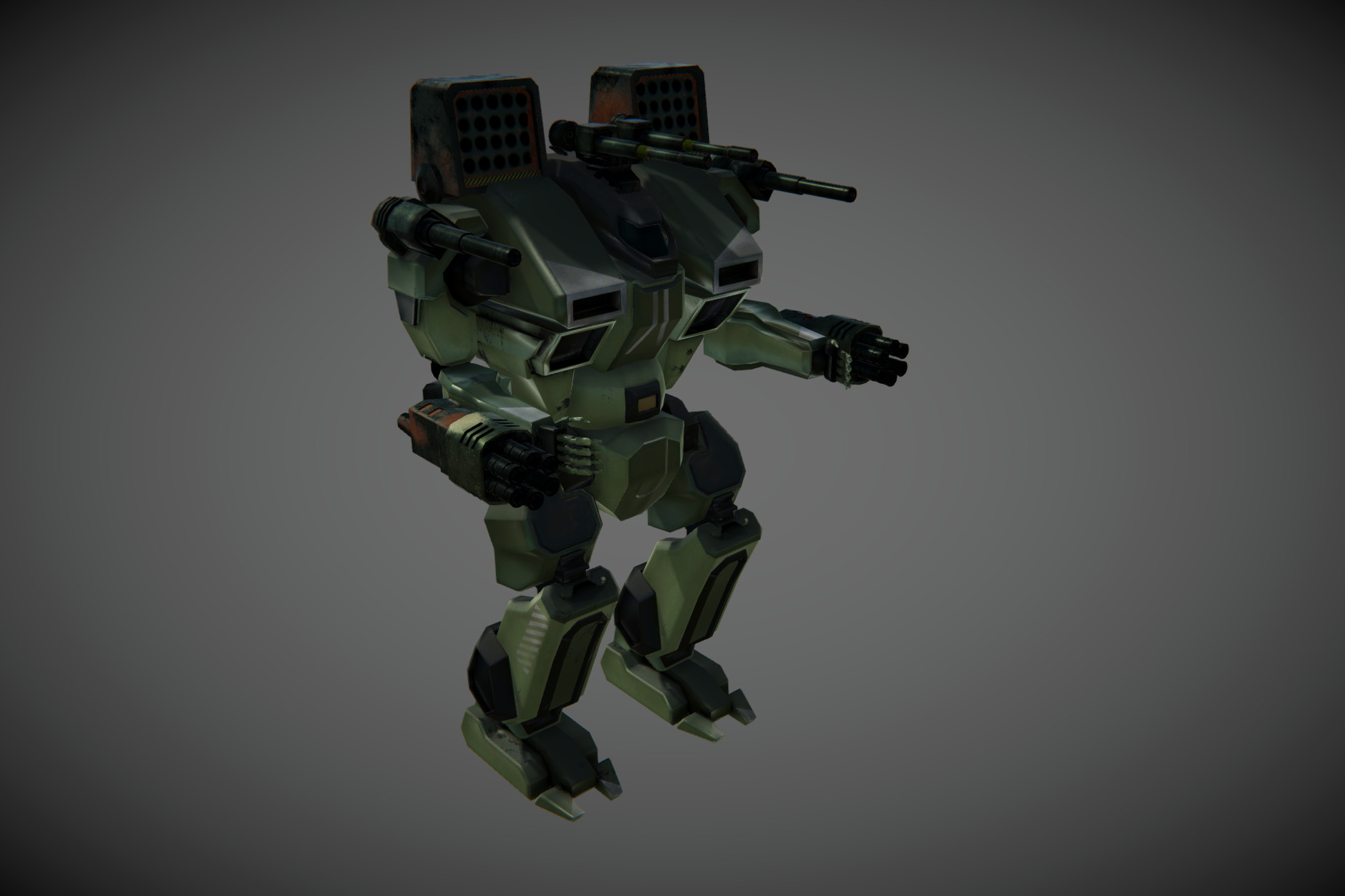Modular Battle Mech 2 | 3D 机器人 | Unity Asset Store