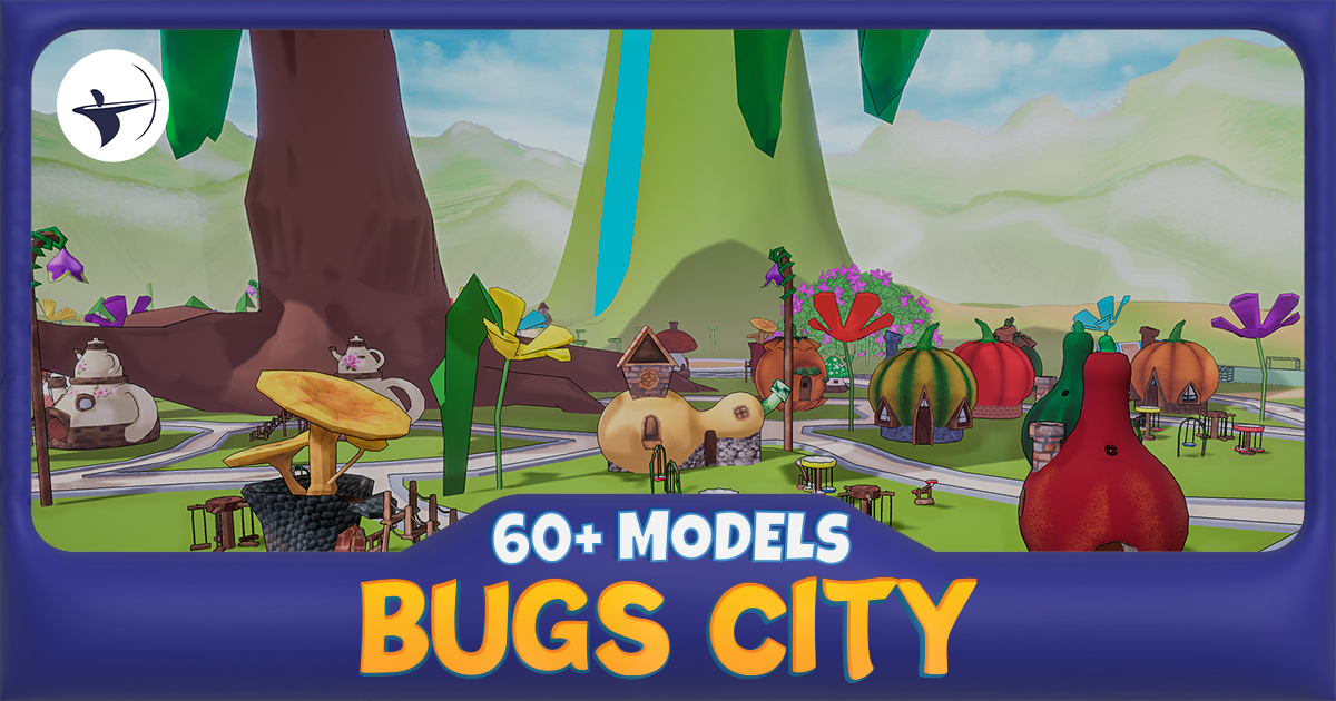 Bugs City Middle Pack Extra Toon Shader | 3D 都市 | Unity Asset Store