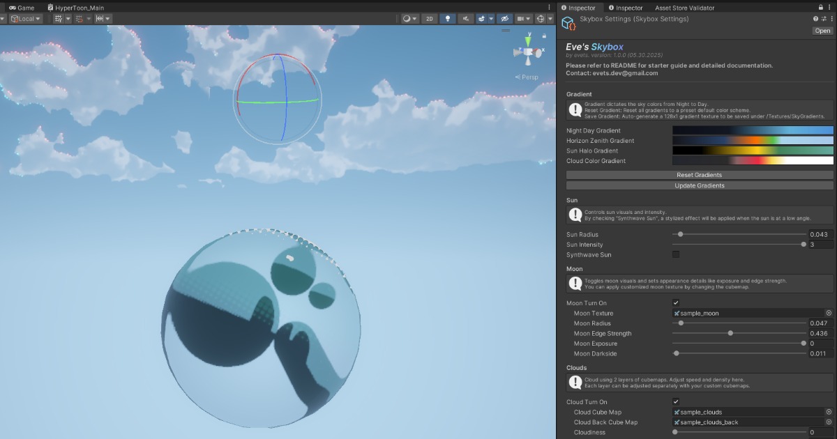 Dynamic Stylized Skybox | 2D 天空 | Unity Asset Store