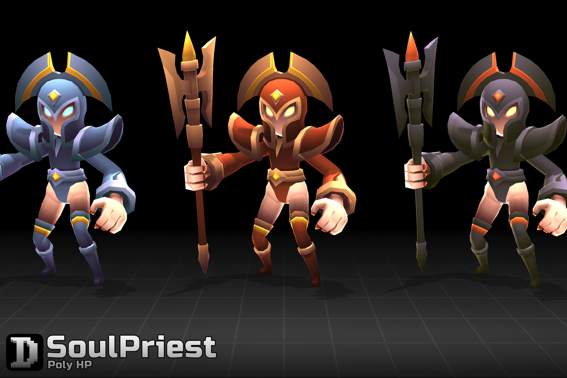 Poly HP - SoulPriest | 캐릭터 | Unity Asset Store