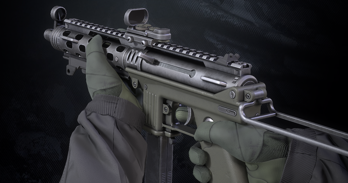 PM-33 SMG With hands | 3D Weapons | Unity Asset Store