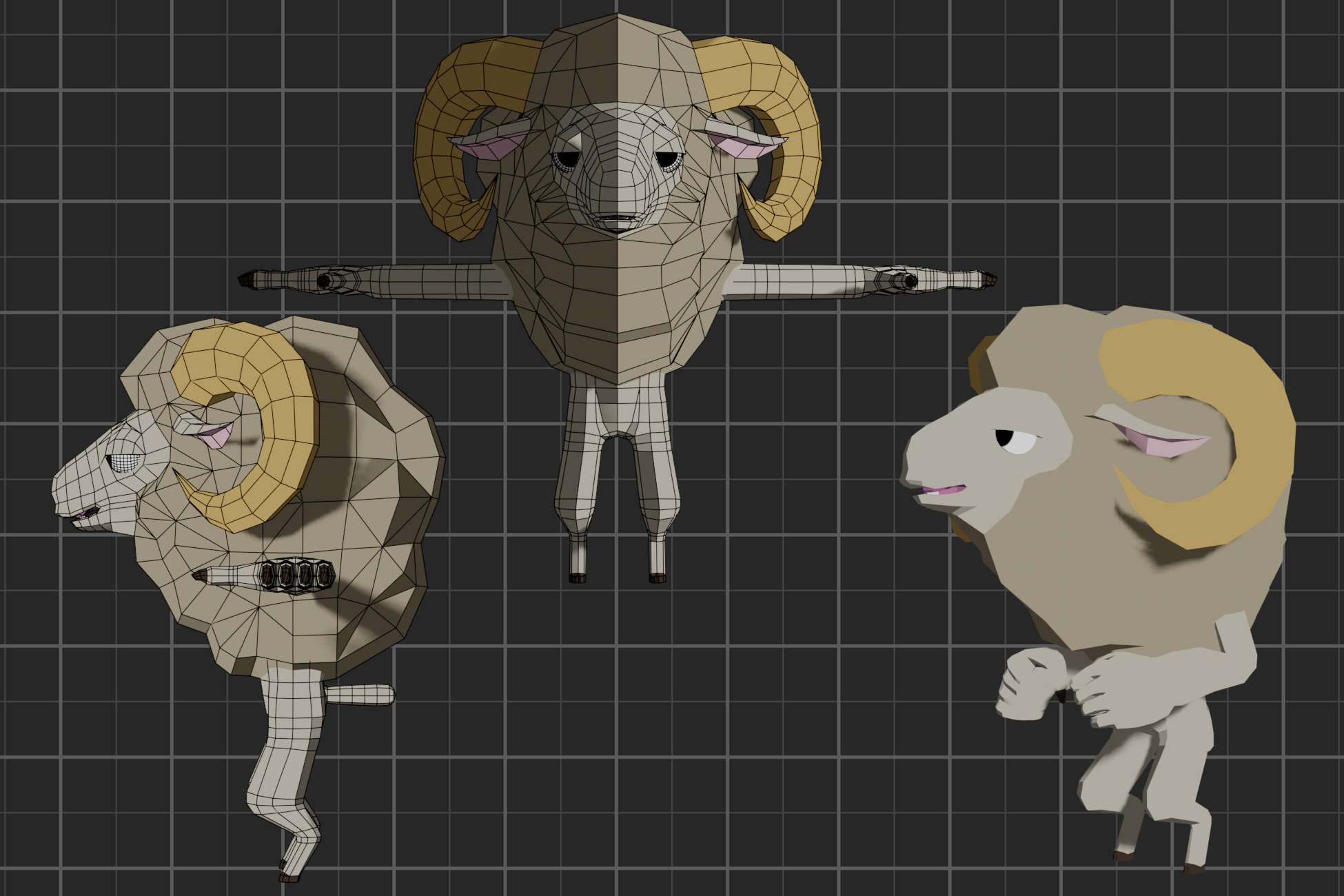Villager Sheep 3D for Werewolf Game | 3D Characters | Unity Asset Store