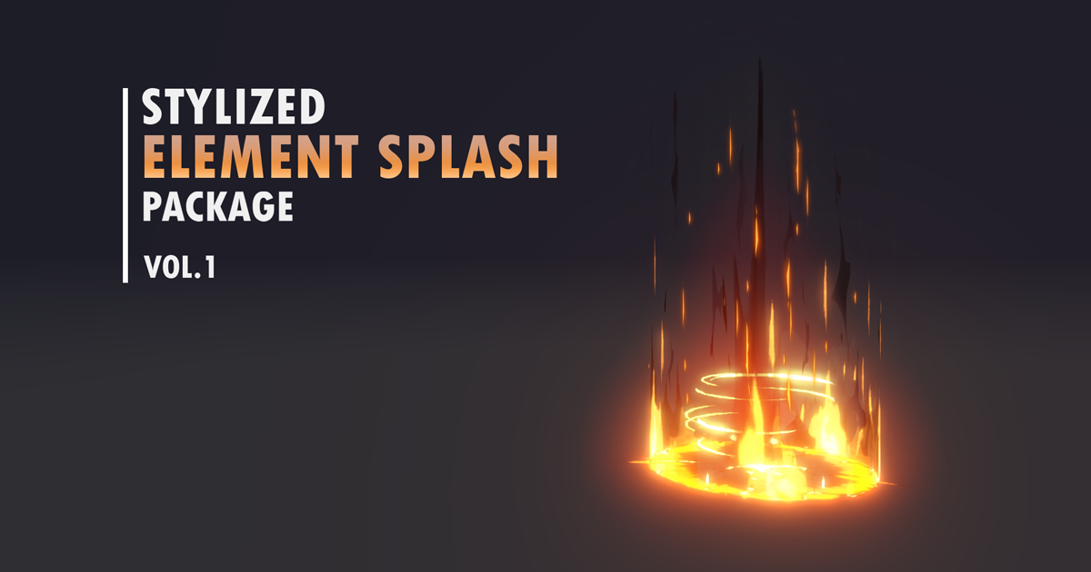 Stylized Element Splash Package vol.1 | VFX Particles | Unity Asset Store
