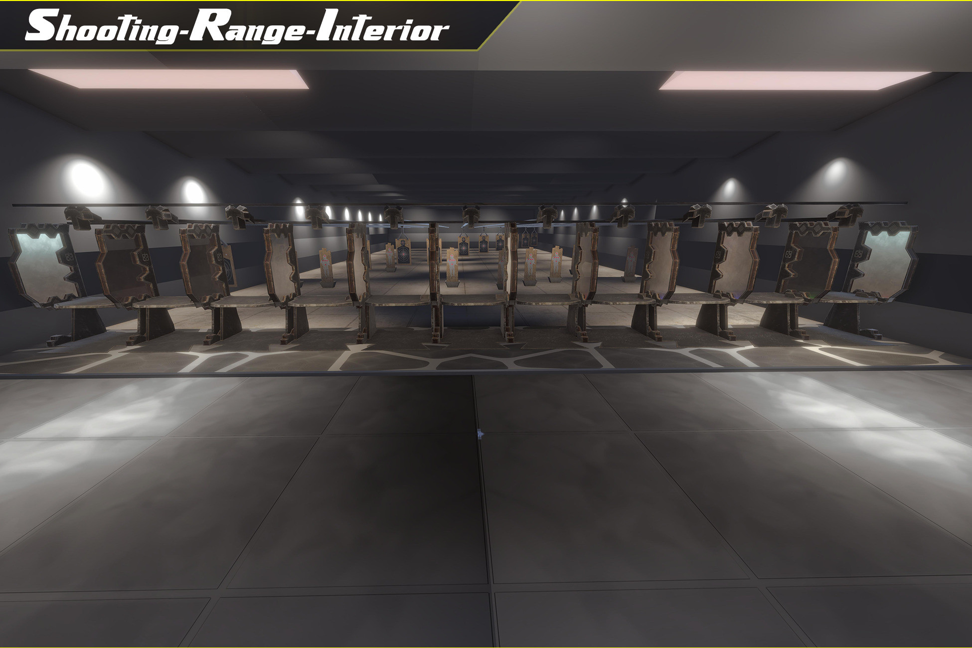 Shooting Range Interior | 3D Environments | Unity Asset Store