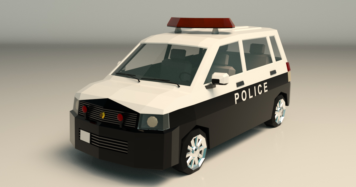 Low Poly Police Van 05 | 3D 지상 | Unity Asset Store