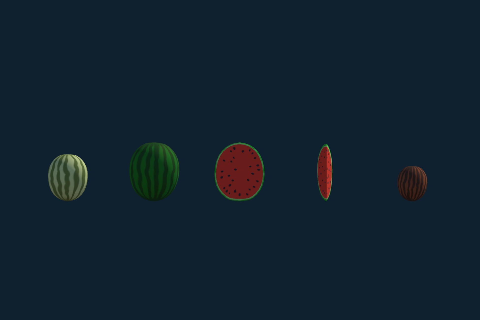 Simple Fruits Package - LITE VERSION (Stylized, Hand-painted, 3D) #2 ...