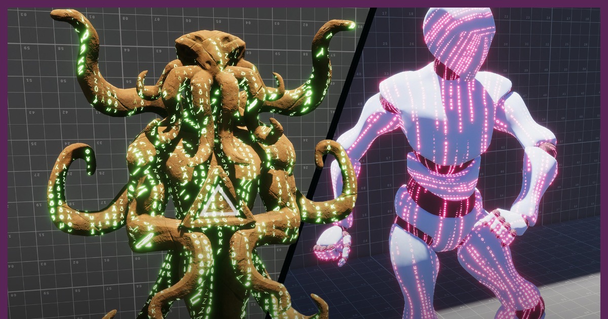 Digital Rain Shaders | VFX Shaders | Unity Asset Store