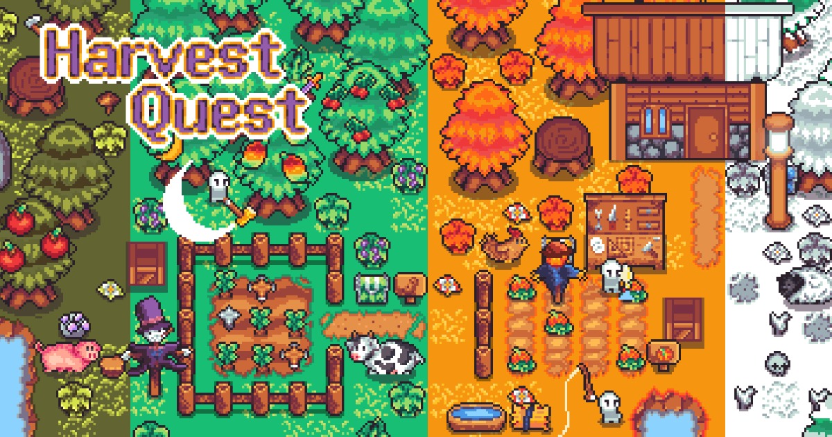 Harvest Quest: 16-Bit Farming & RPG Asset Pack | 2D | Unity Asset Store