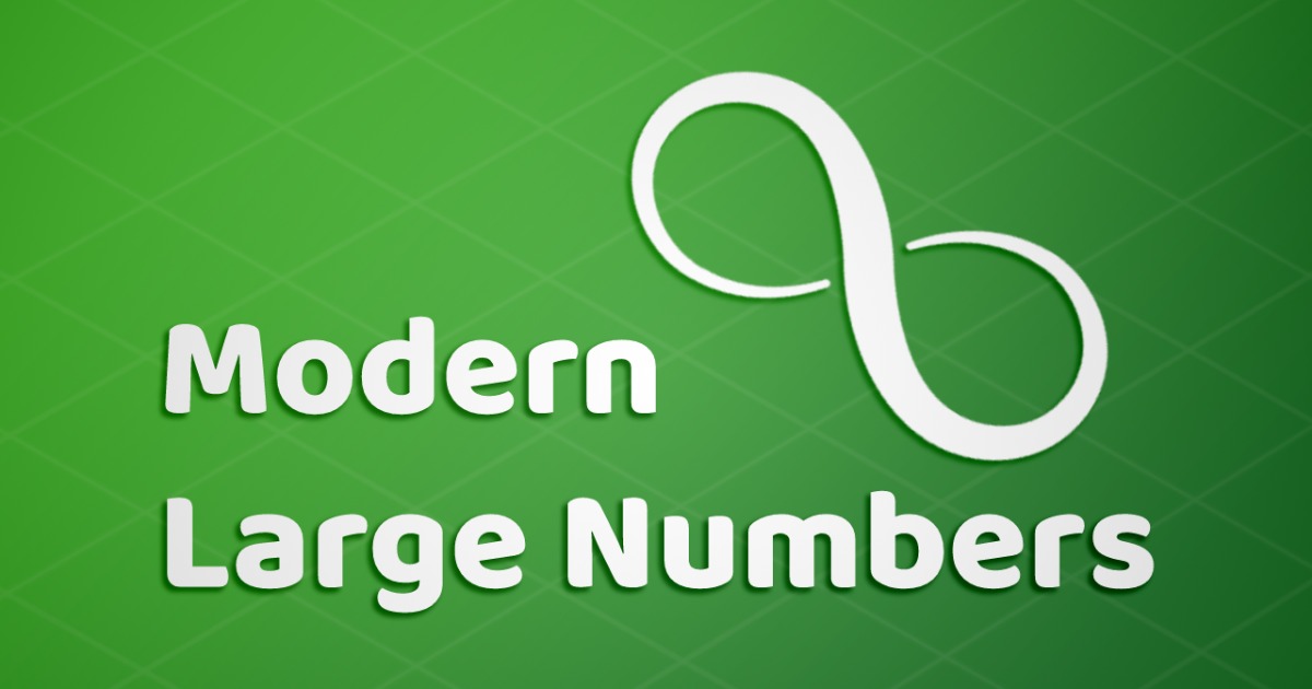 Modern Large Numbers | Utilities Tools | Unity Asset Store