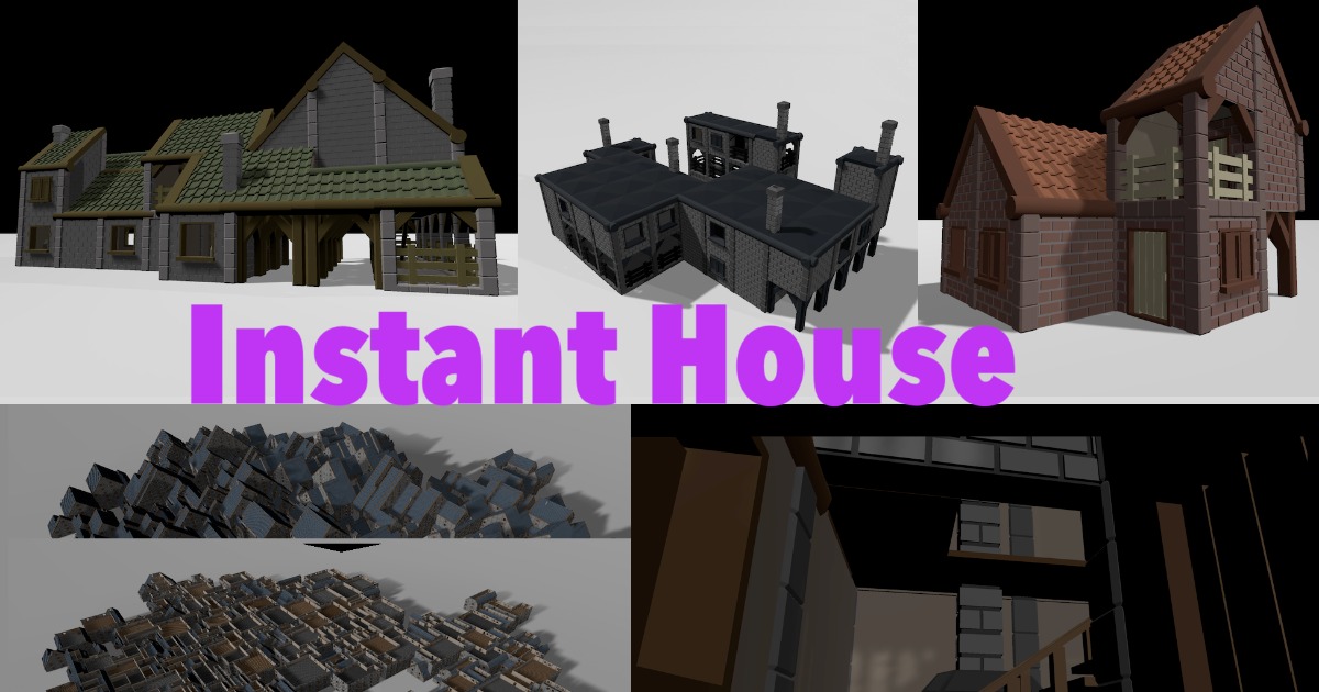 Instant House (Generator) | Level Design | Unity Asset Store